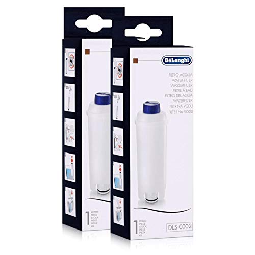 Delonghi Water Filter DLS C002 Pack (X2) for Delonghi Espresso and Bean ...